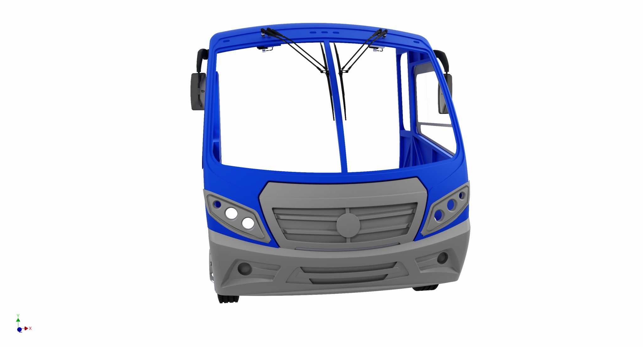 Double pantograph wiper system - italtergi