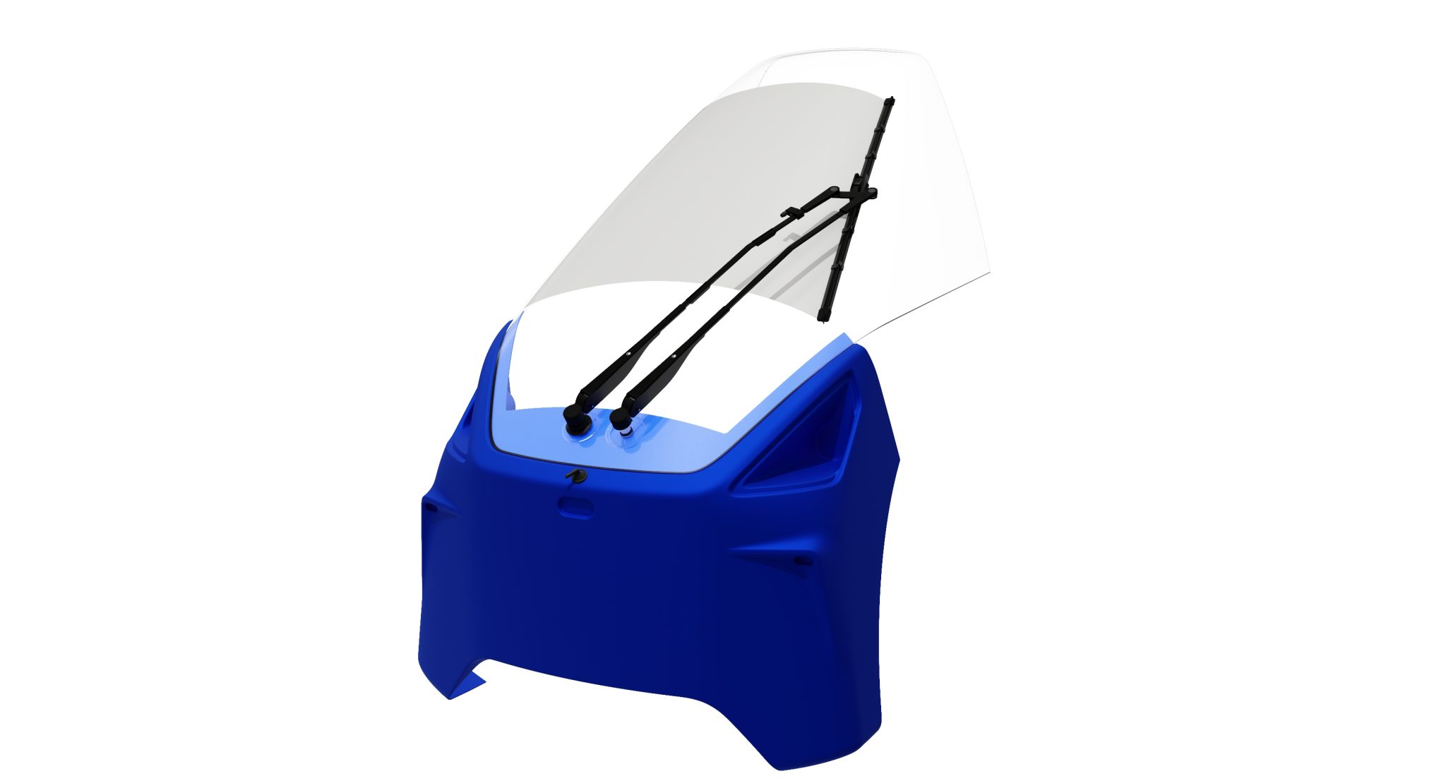 Single pantograph wiper system - italtergi